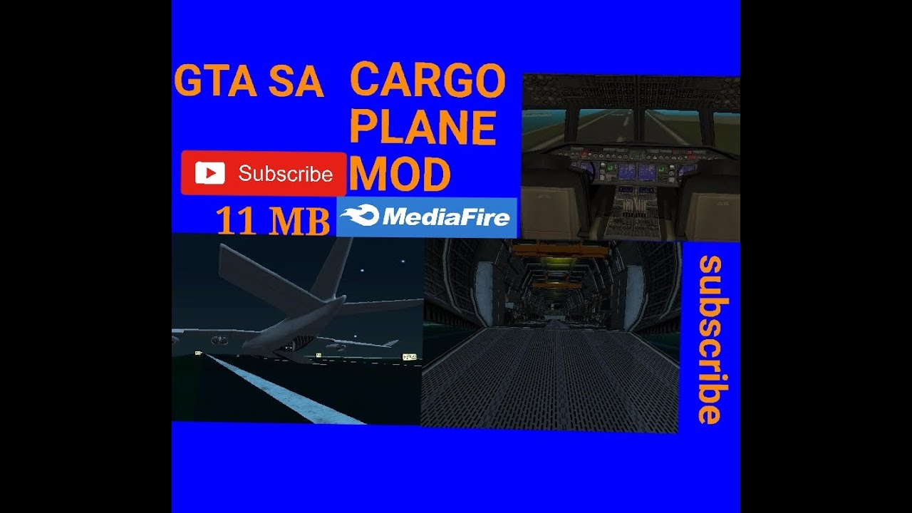 Gta San Andreas cargo plane mod 11 MB only 100% working don't miss ...