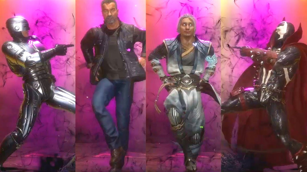 MK11 All Characters Skip The Rope + Breakdance - Noob Saibot FRIENDSHIP ...