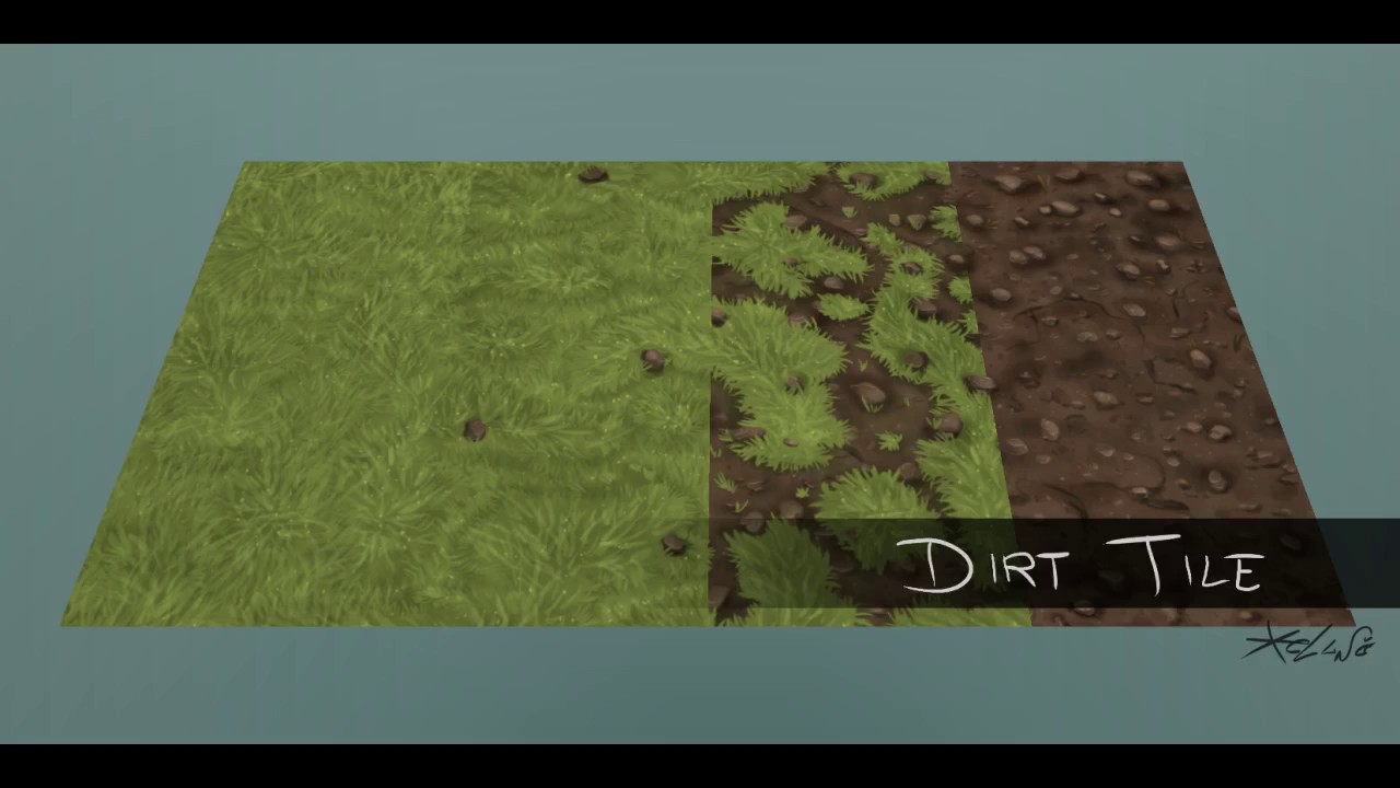 [HandPainted] Tileable Dirt texture - YouTube