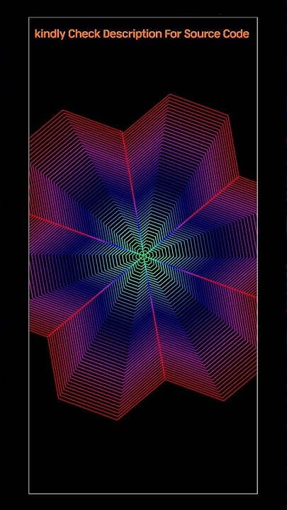 Amazing Graphics Animation Using Python Turtle 🐢 | Python Tutorial #shorts #viral #trending # ...
