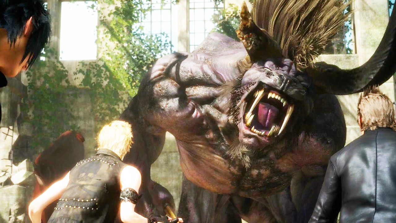 Final Fantasy XV - Episode DUSCAE - Hunting Behemoth - YouTube