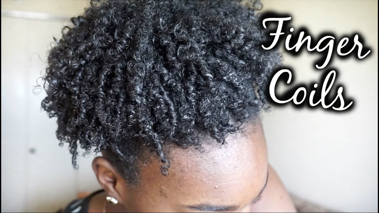 How To Do The Finger Coil High Puff (that doesn't pull on your edges ...