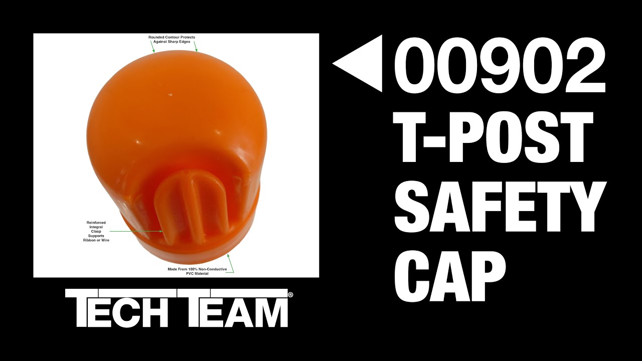 How To Use Safety Orange Safety Caps & Insulators For Hot Dyres T Post ...