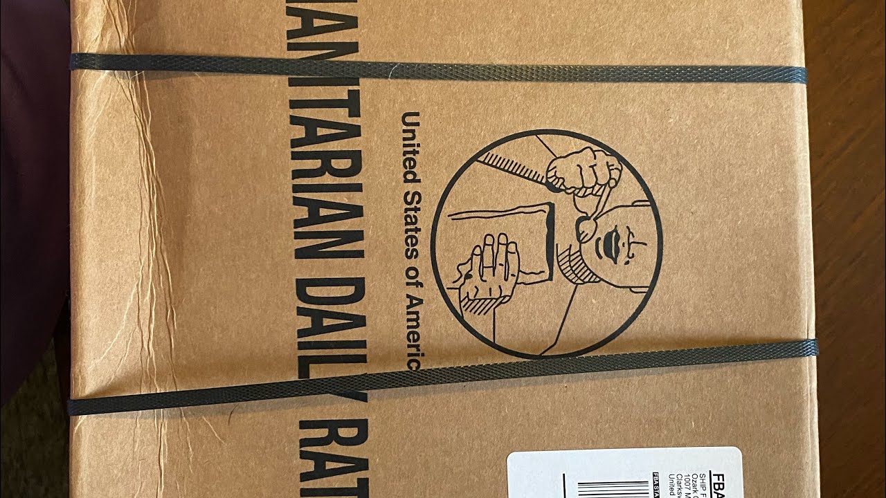 Unboxing US Humanitarian Rations #mre #militaryrations #entertainment ...