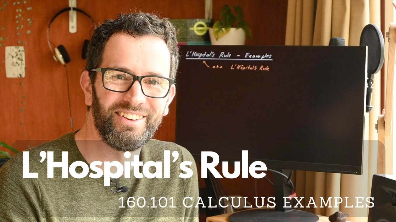 L'Hospital's Rule (160.101 Calculus Examples) - YouTube