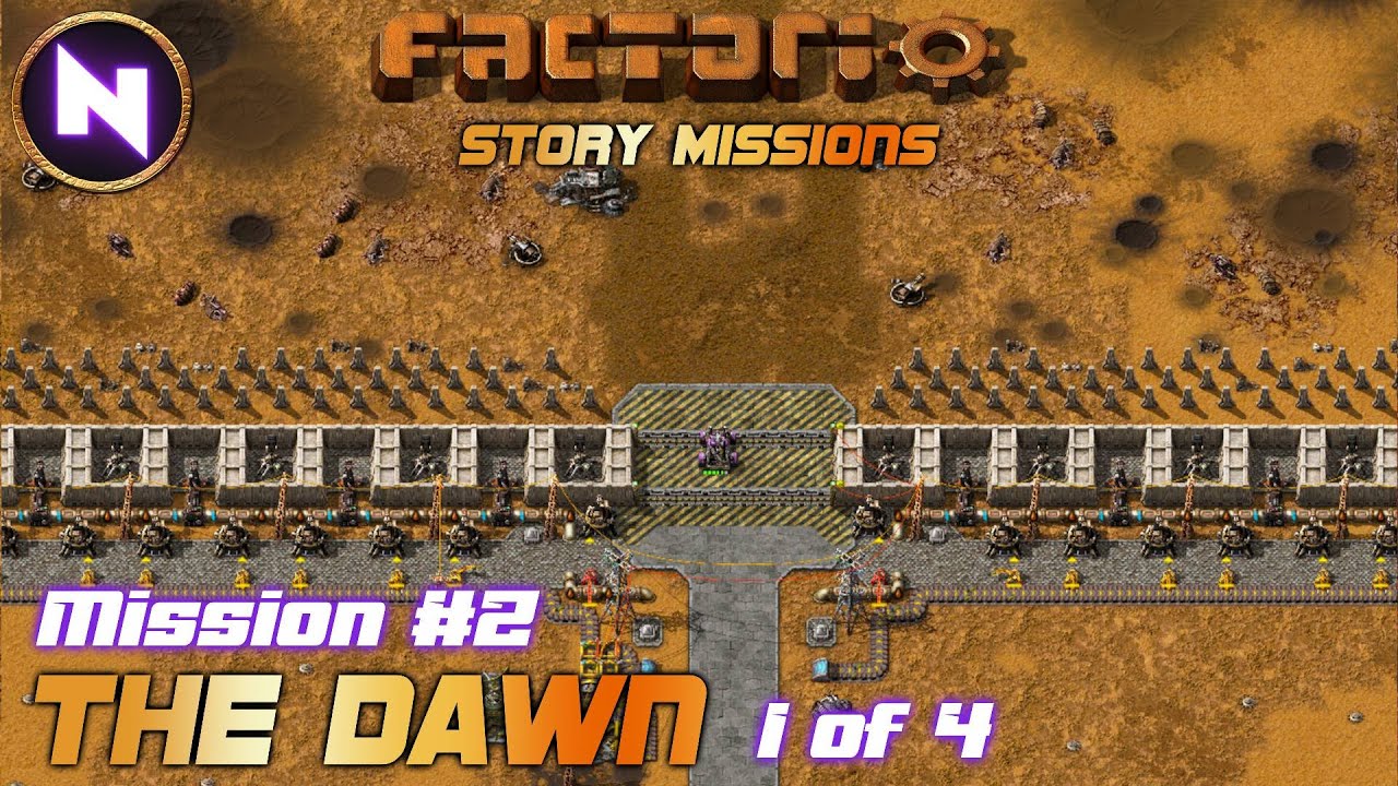 HELL'S GATE SPACE PORT | Mission 2: The Dawn (1 of 4) | Factorio ...