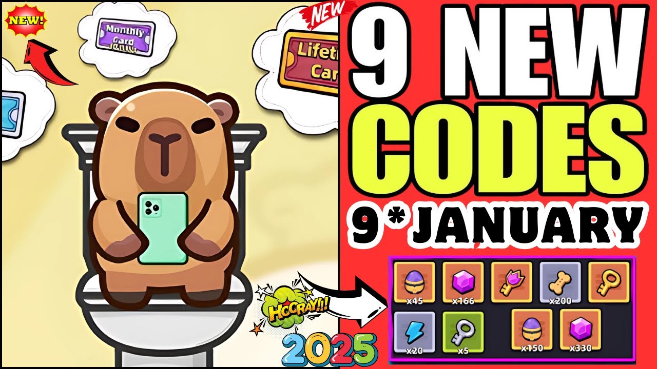 Capybara Go ALL WORKING CODES 2025 (January) – GET FREE GEMS, ENERGY ...