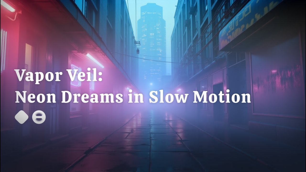Vapor Veil: Neon Dreams in Slow Motion - YouTube