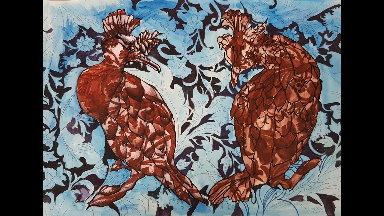 Timelapse: Adding Pattern to Existing Artwork - YouTube