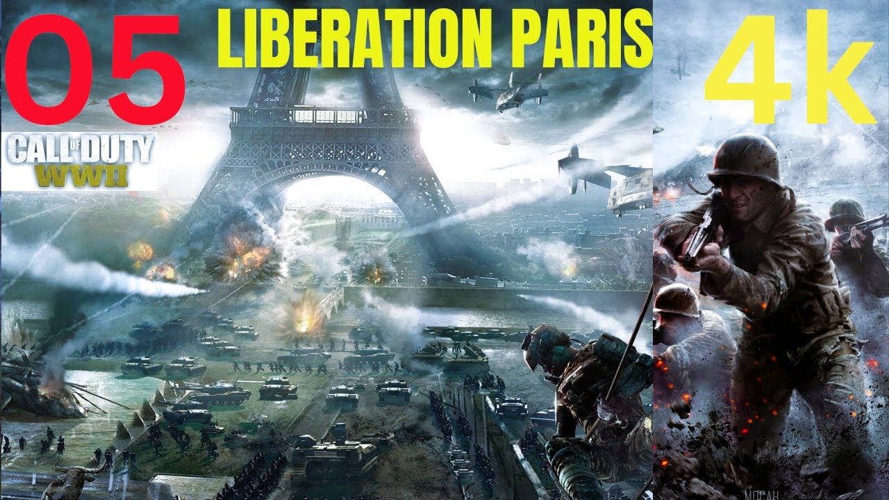 Call of Duty World War 2 : Mission 5 - Liberation Paris | Call Of Duty ...