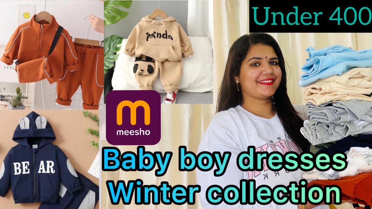 New Winter collection for Baby Boy || Meesho Haul Under 400 || #meesho ...