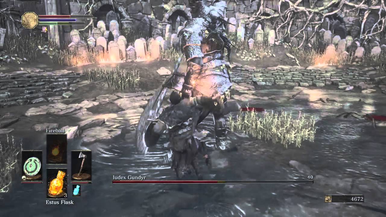 DARK SOULS™ III Ludex Gundyr bossfight - YouTube