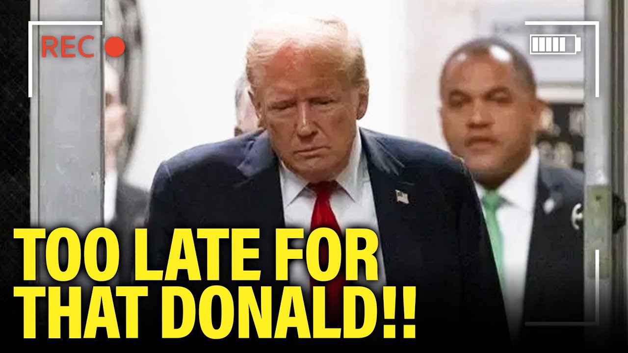 VISIBLY SHAKEN Trump Arrives as Jury DELIBERATES HIS FATE - YouTube