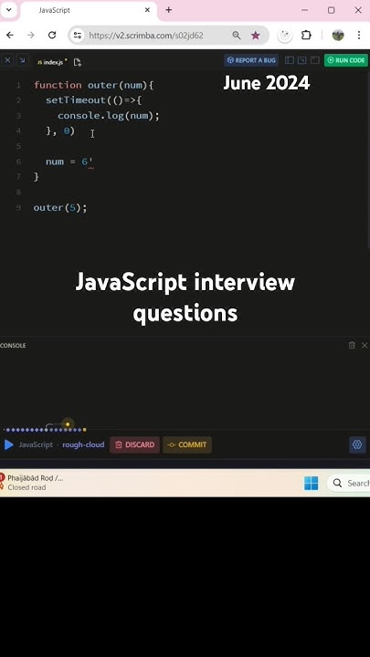 JavaScript interview questions #javascript #programming #coding #softwareengineer #shorts # ...