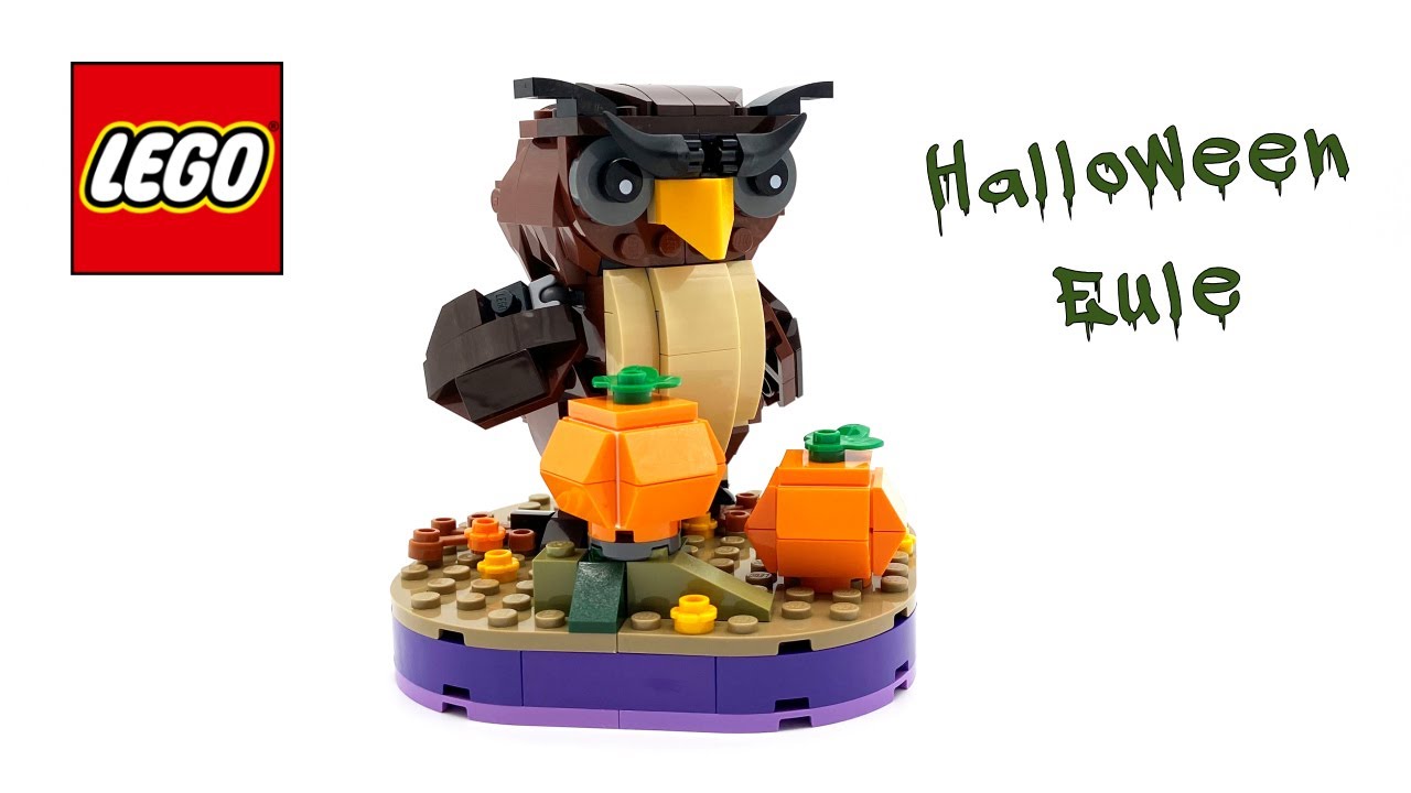 LEGO Halloween Eule (40497) - Speed build - YouTube