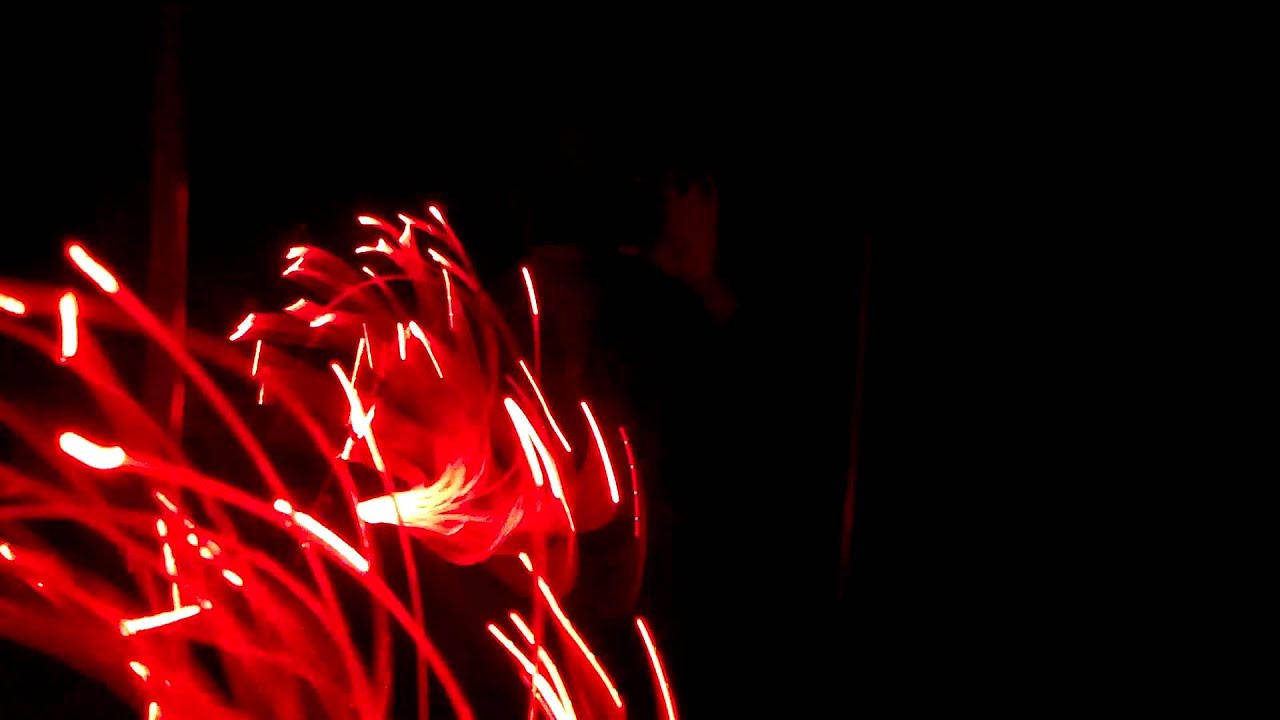 Led fiber optic flogger whip - YouTube