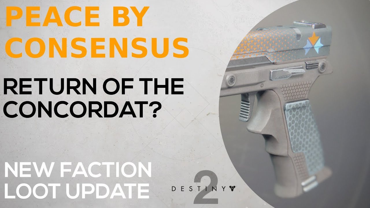 Destiny 2 - Peace by Consensus - Faction Rally Loot Update - Return of ...