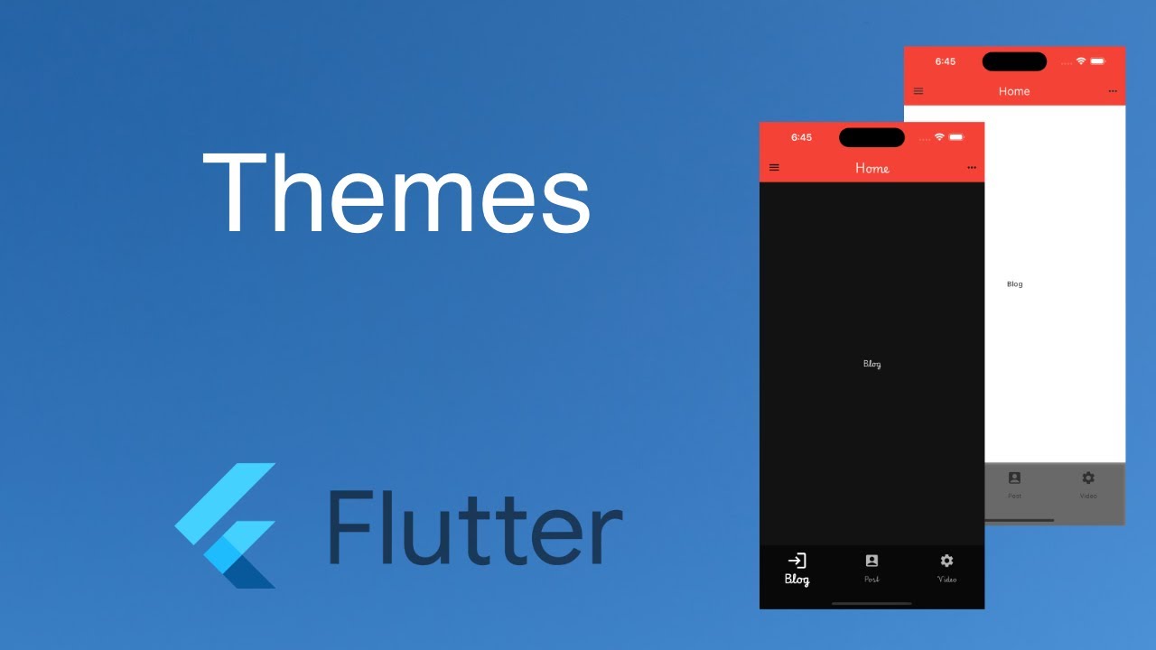11.7. Flutter | How to - Themes #flutter #flutterdeveloper - YouTube