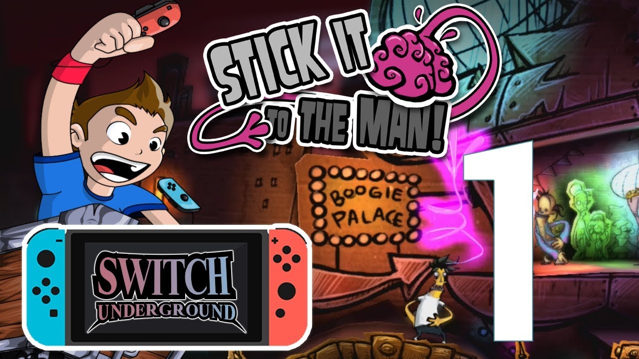 Let's Play Stick it To The Man - Nintendo Switch Gameplay Part 1 ...