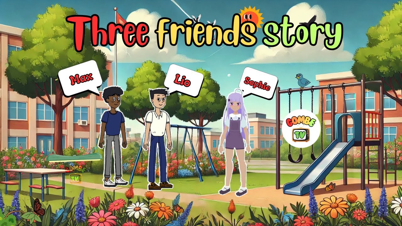 Three Friends Story | Friendship | Cartoon Story | Gombe TV - YouTube