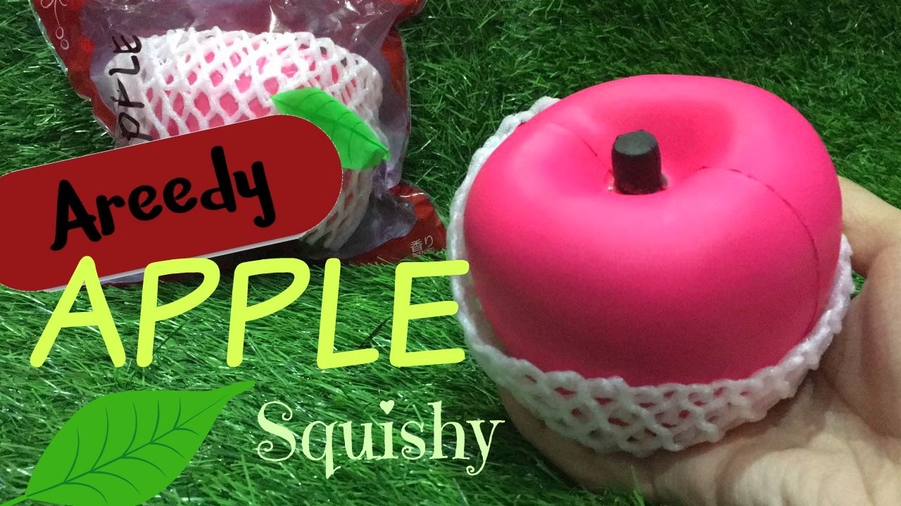 Areedy Apple Squishy - YouTube