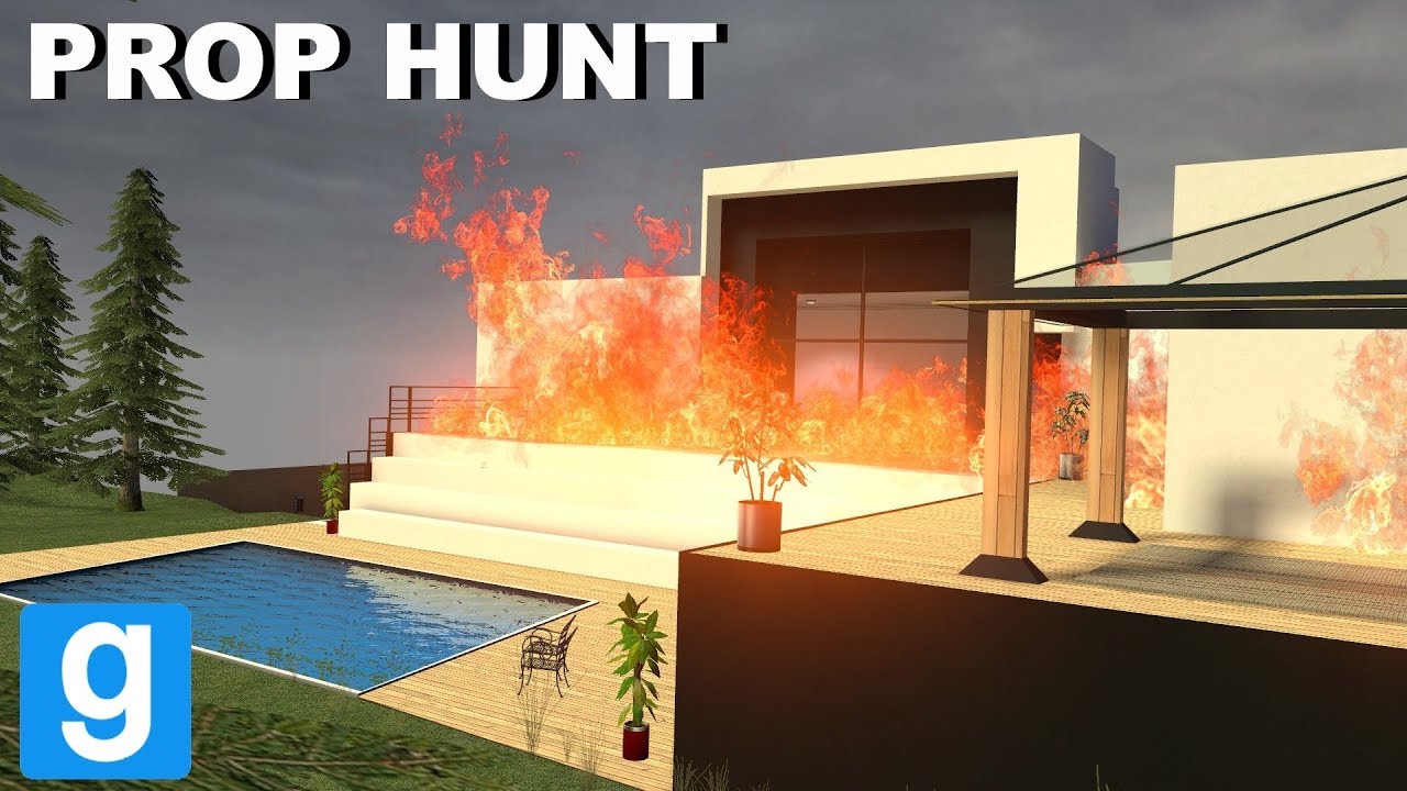 THERES FIRE IN THE HOUSE! - Gmod Prop Hunt Funny Moments - YouTube