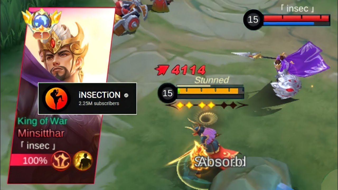 I FINALLY MET INSECTION IN RANK GAME!!! HE USE REVAMP MINSITTHAR - WHO WILL WIN??! - YouTube