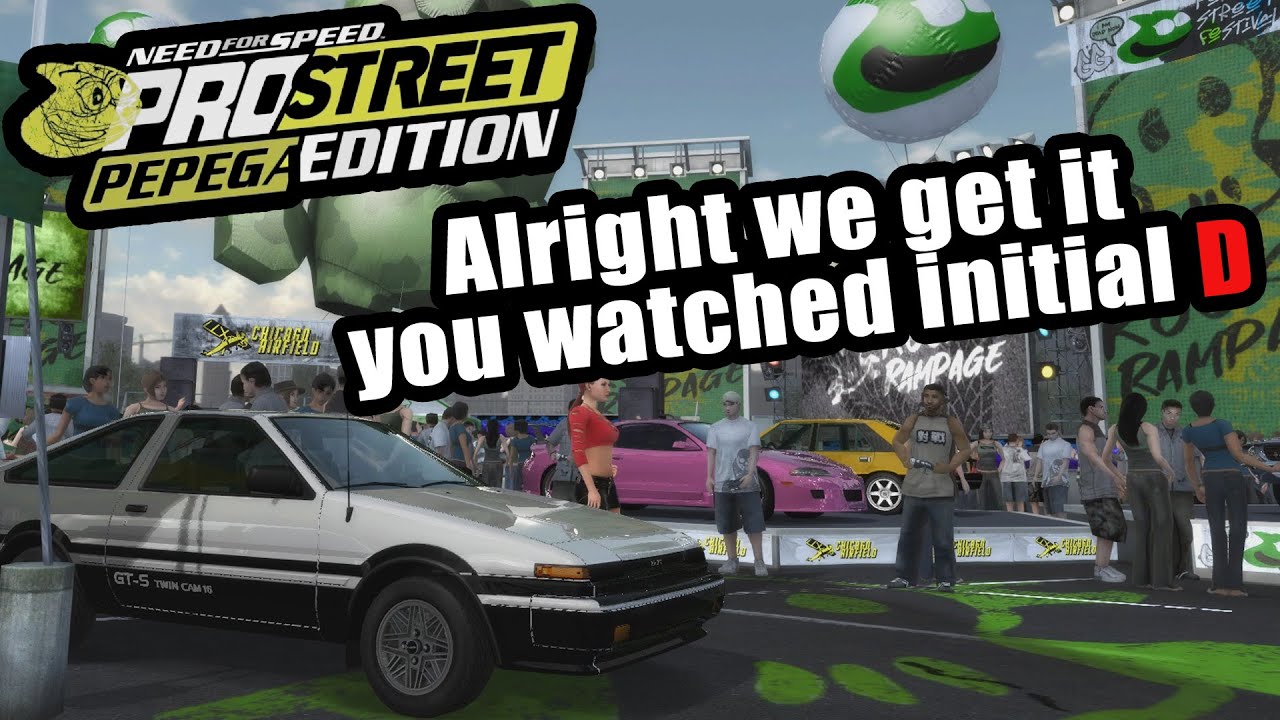 Announcers reacting to the AE86 | NFS Pro Street Pepega Edition - YouTube