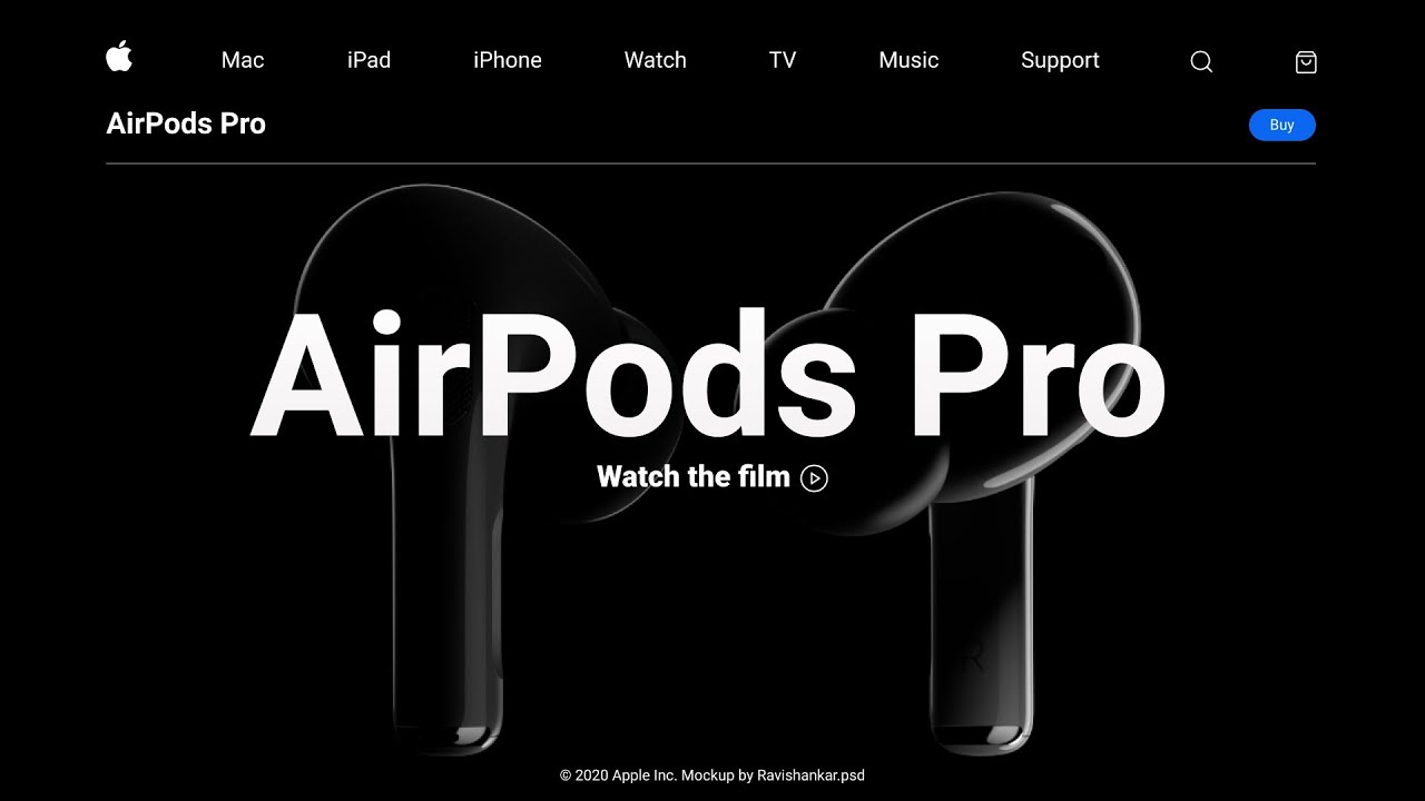 Apple Airpods Pro | Ui Replication | UiUx Designer - YouTube