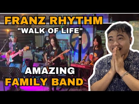 FRANZ RHYTHM - WALK OF LIFE (COVER) FAMILY BAND #franzrhythm - YouTube