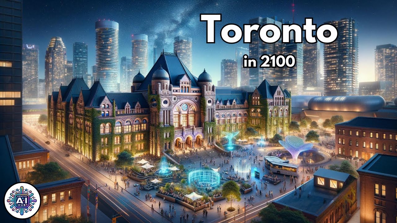 🌆 AI's Vision of Toronto in 2100: A Futuristic Journey! 🚀 - YouTube