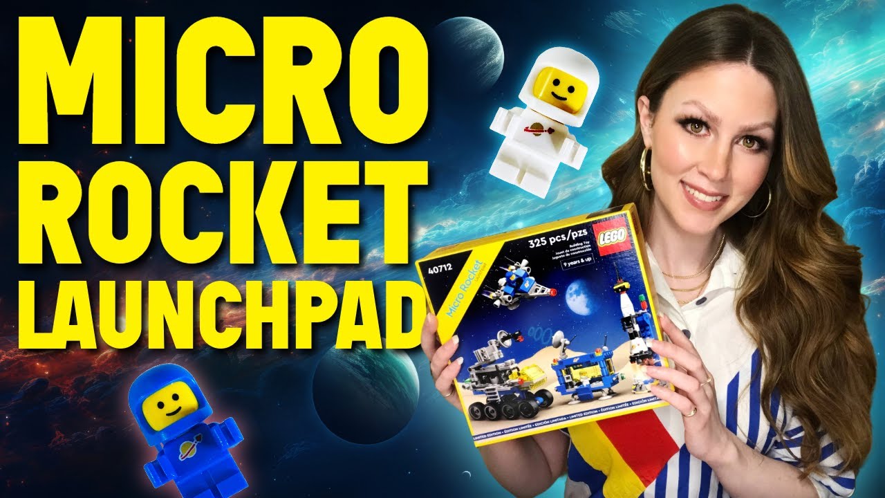 LEGO® Classic Space GWP Set 40712 Micro Rocket Launchpad (2024) Review ...