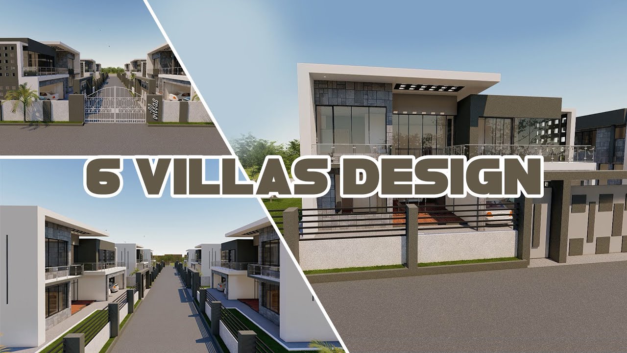 Modern Villas Design Idea | 6 Villas Design - YouTube