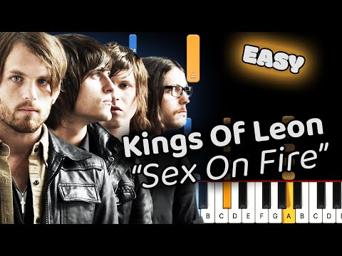 Kings Of Leon Sex On Fire Piano Tutorial! (Easy)