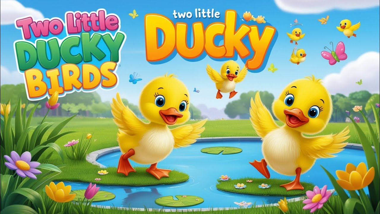 "🦆 Two Little Ducky Birds: The CUTEST Nursery Rhyme Dance Party for ...