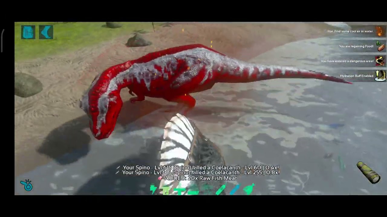 Spino vs Alpha T Rex 1v1 (Spino on Low HP) #arksurvivalevolved , #ark ...