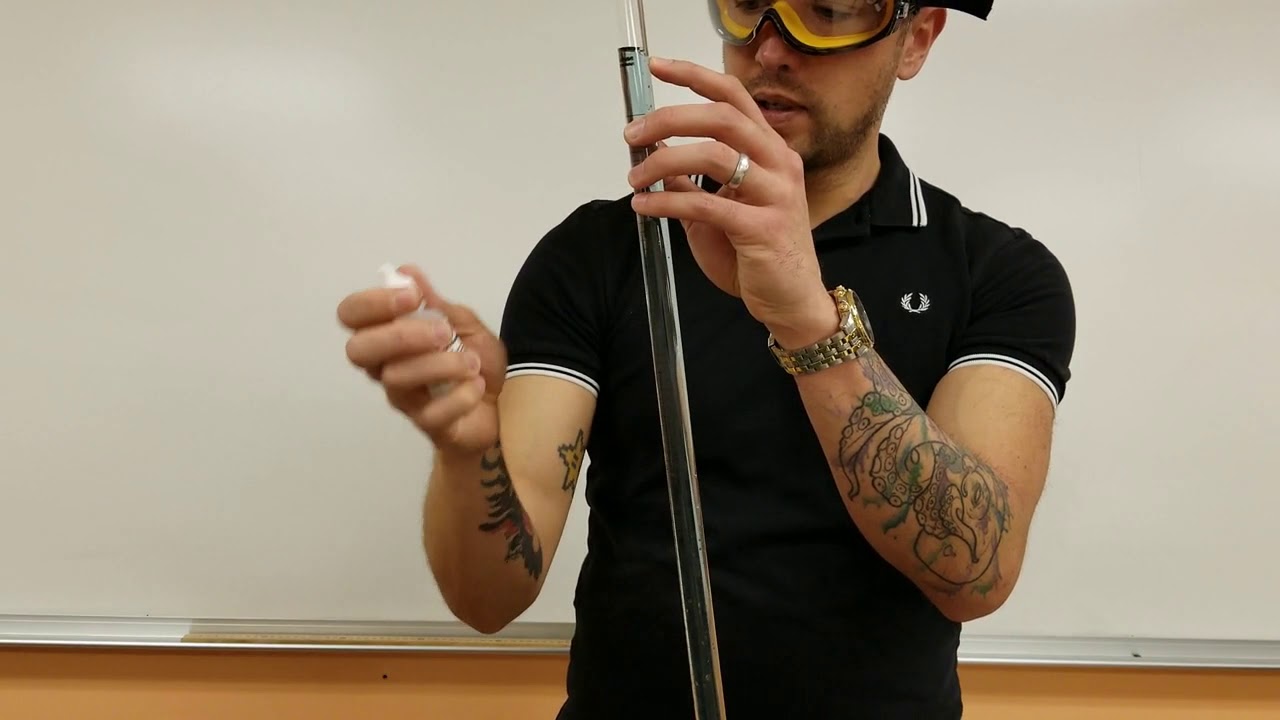 Demonstration: pH Rainbow Tube - YouTube