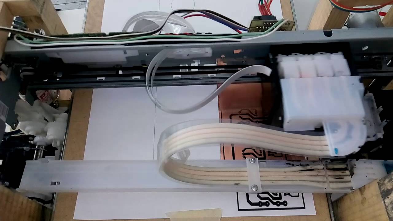 Homemade printer for PCB - YouTube