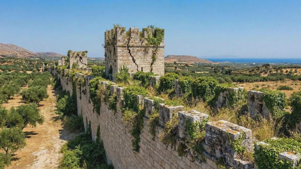 El Hexamilion, la muralla olvidada del Imperio Romano de Oriente - YouTube