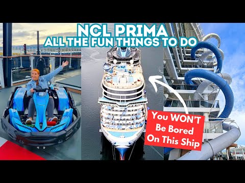 Norwegian Prima - All The Fun Things To Do On This Ship. INCLUDED & PAID FOR EXTRAS