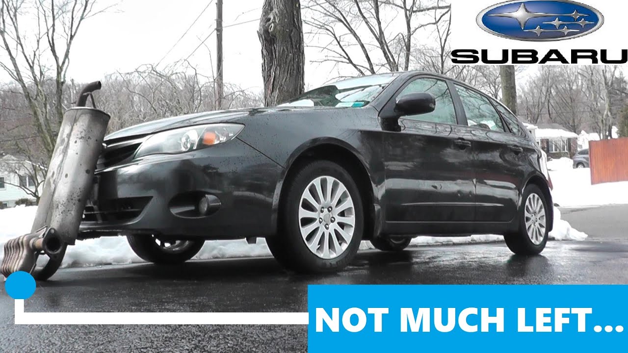 The Exhaust On My Subaru FELL Off | Subaru Cat-back Exhaust Replacement ...
