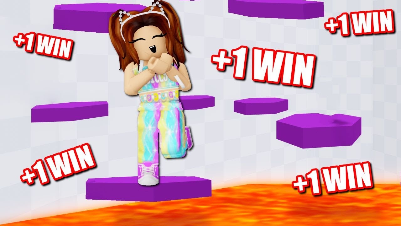🥰 I Was The LUCKIEST GIRL And Only WON In Color Block Tower 🥰 (Roblox ...