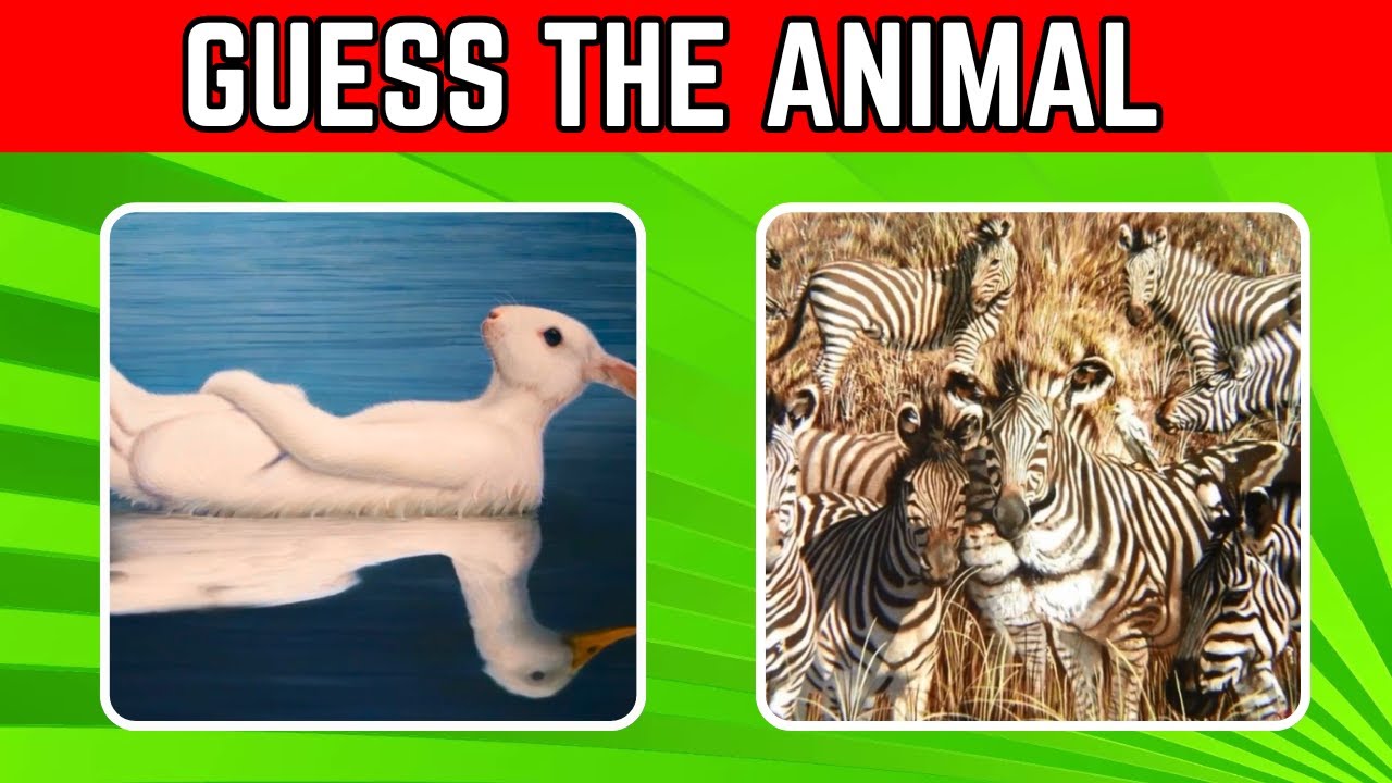 🐾 Guess The Hidden Animal 🦁🕵️‍♂️ | Mind-Blowing Illusion Quiz 🔍😲 - YouTube