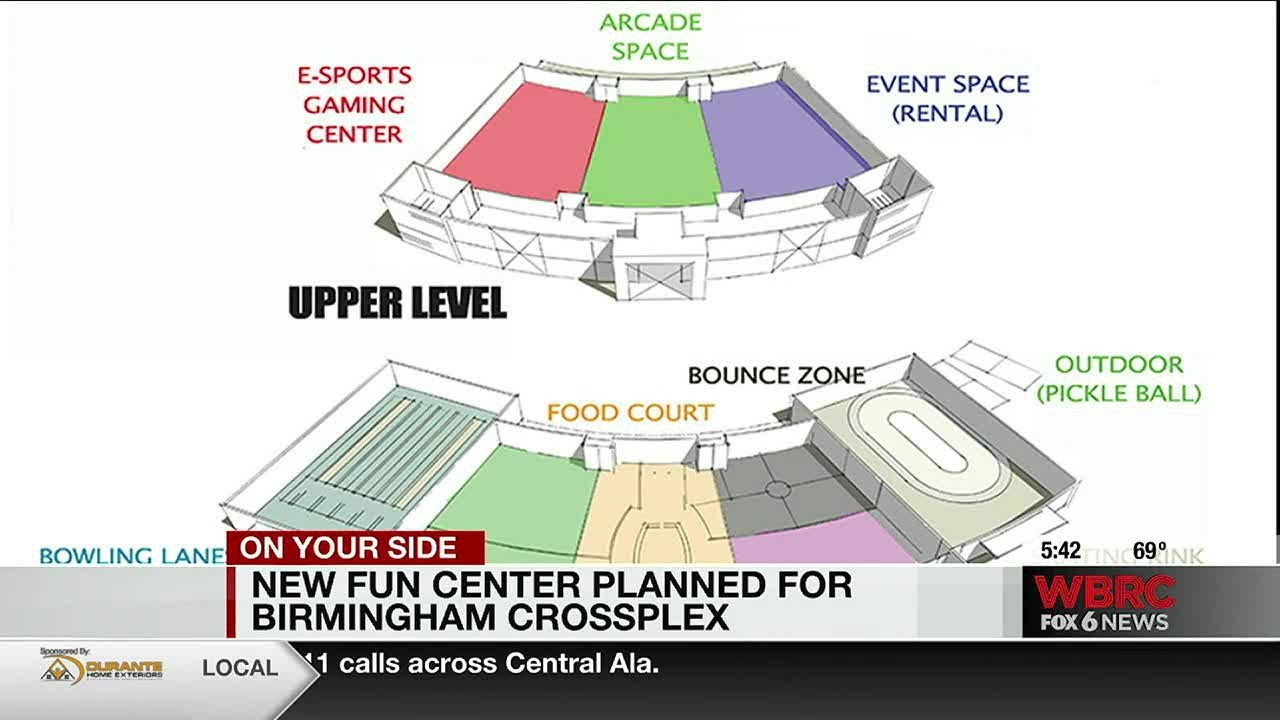 New fun center planned for Birmingham CrossPlex - YouTube