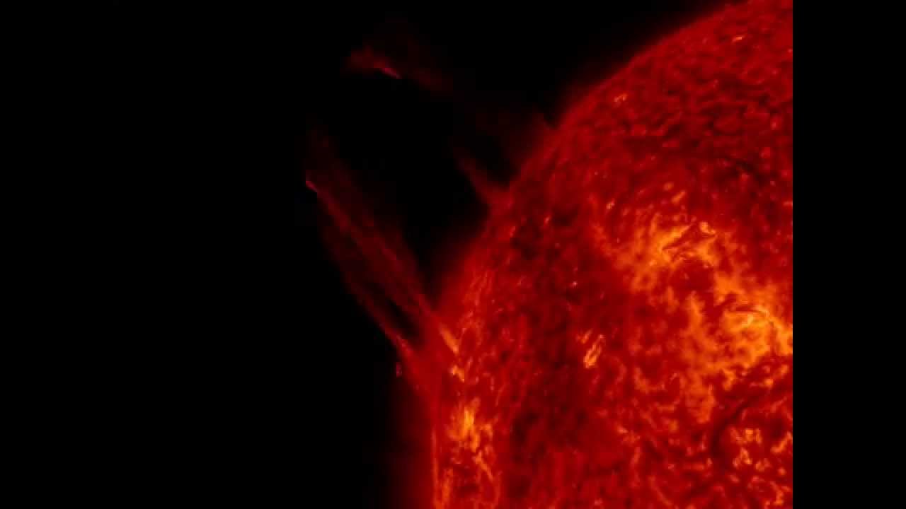 Prominence Eruption (3/27/2015) - SolarHam.com - YouTube