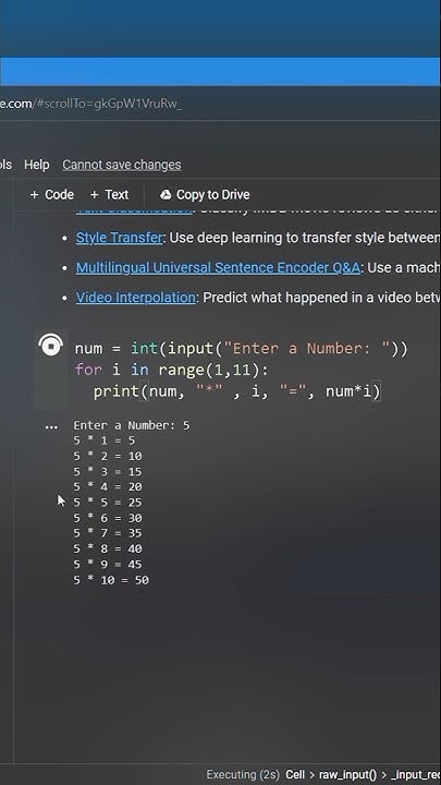 How to Print Table of a Number in Python | Print Table of Number Input byUser #python #shorts # ...