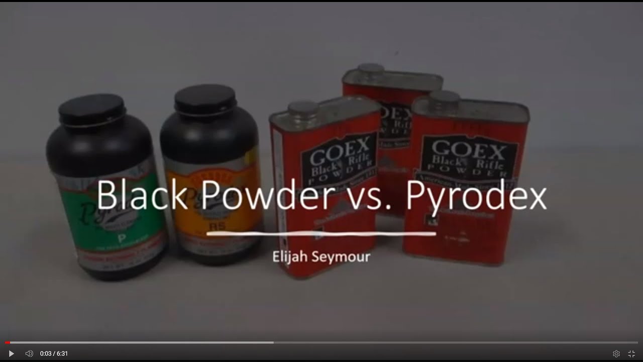 Black Powder vs. Pyrodex - YouTube