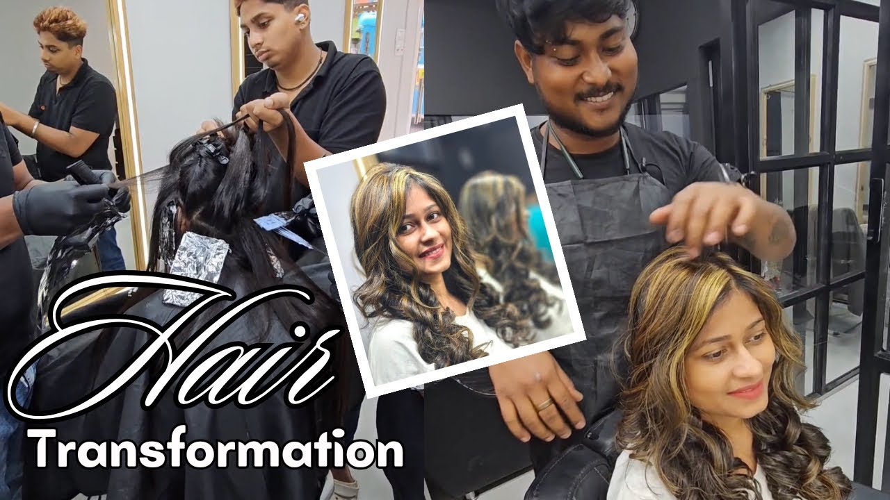 Hair transformation | Hair colour at Hair Express Salon | Rath tala ...
