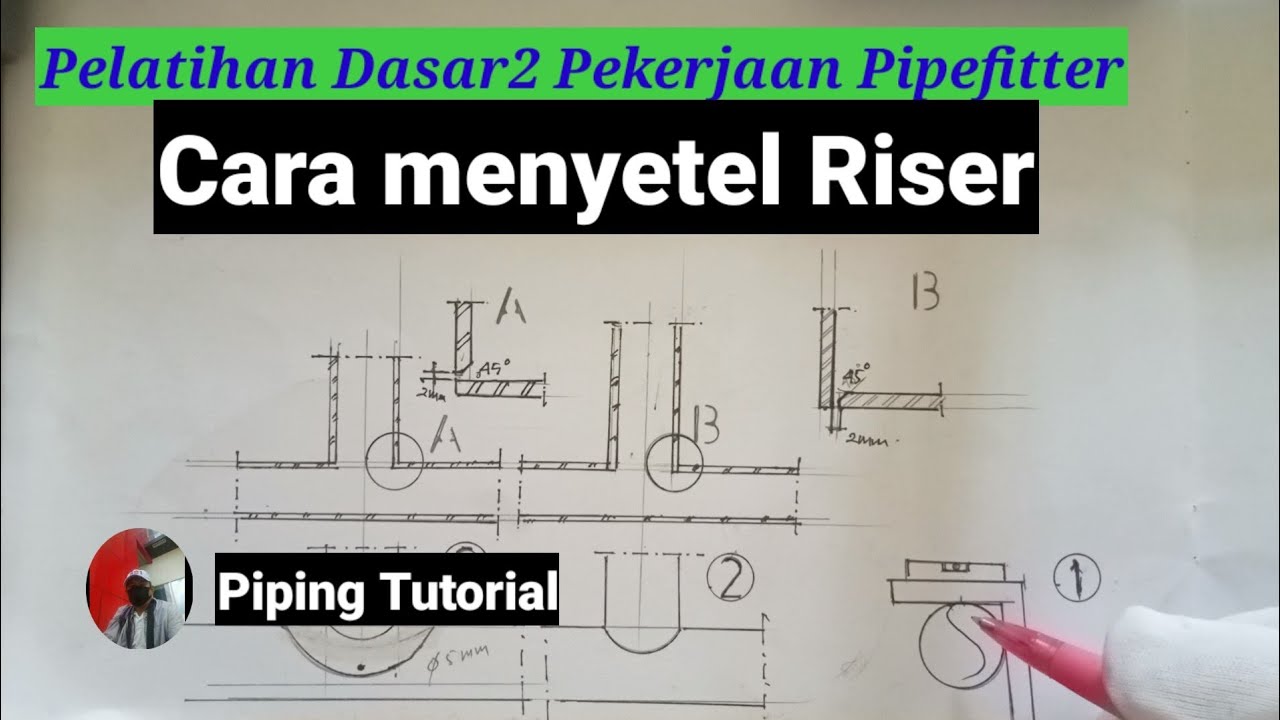 Pelatihan Dasar2 Pekerjaan PipeFitter Cara menyetel Riser@Piping ...