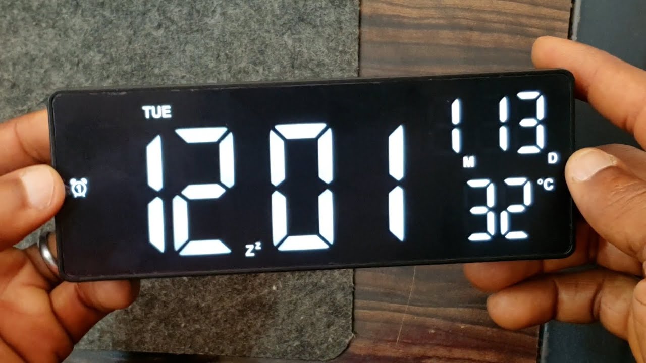 LC003 Digital LED Alarm Clock from Temu | Review & Settings - YouTube